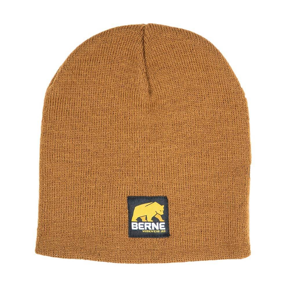 Men's Berne Knit Cuff Cap-Brown